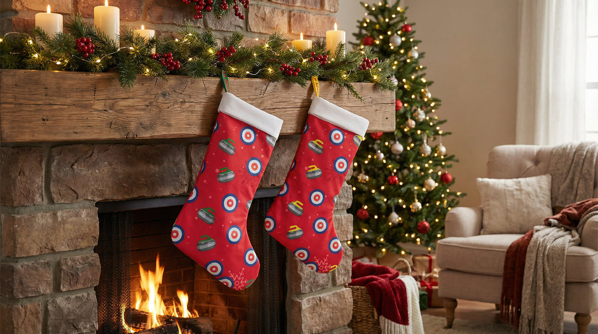 Curling-Themed Christmas Stocking | Curling Gift | Asham – Asham ...